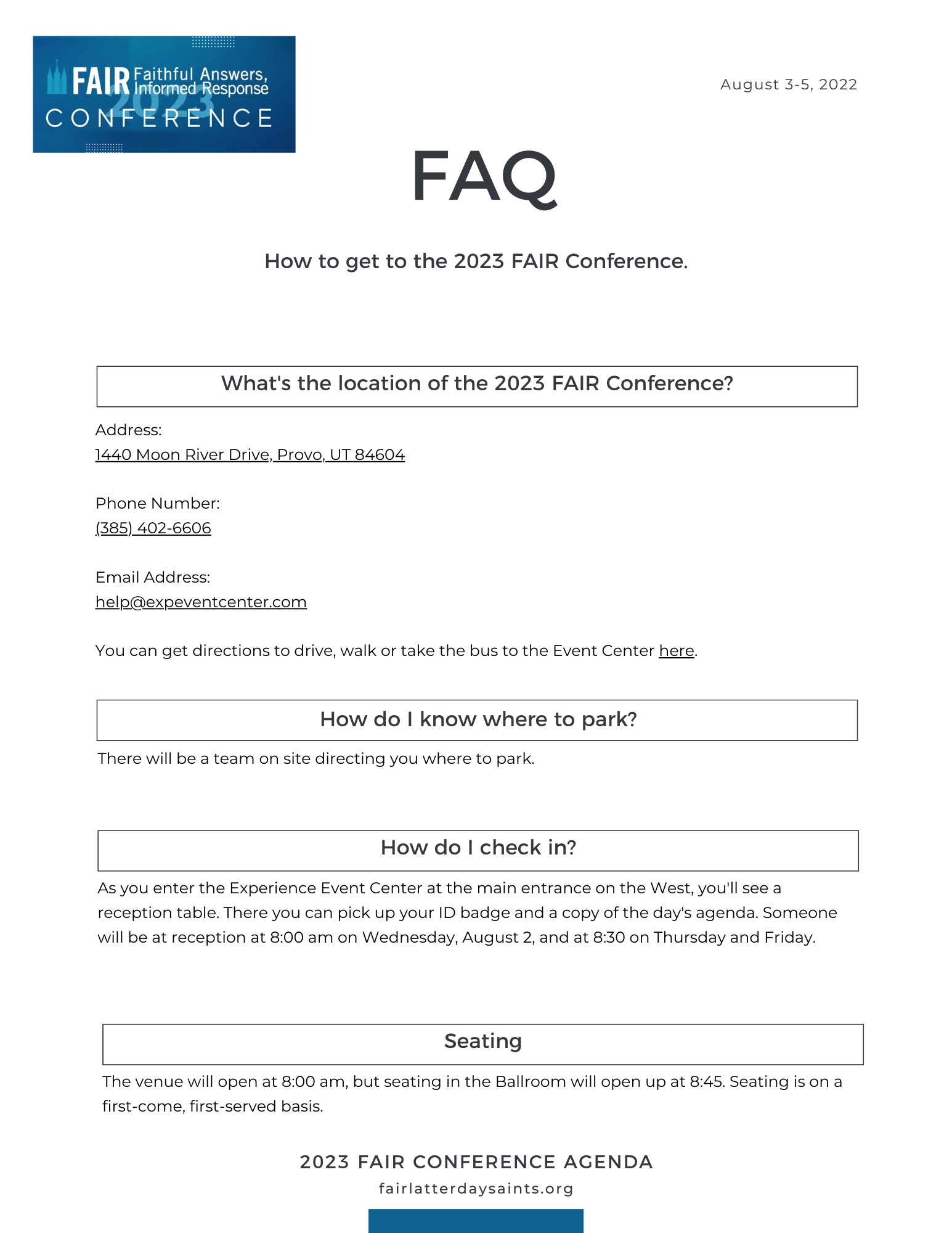 2023 FAIR Conference Streaming Instructions & FAQs | FAIR