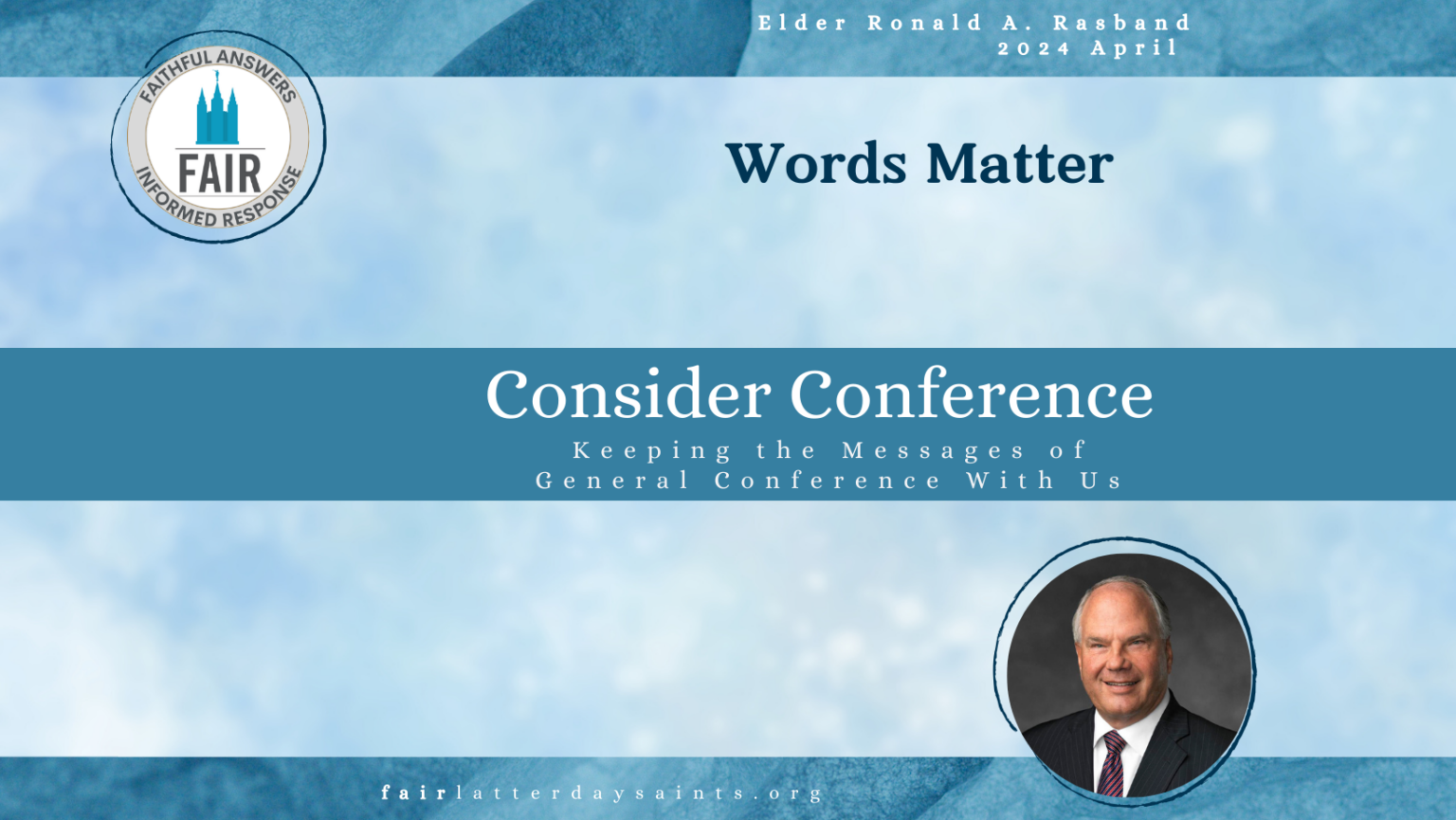 Consider Conference: Words Matter | FAIR