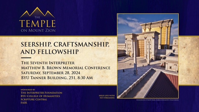 2024 Temple on Mount Zion Conference | FAIR