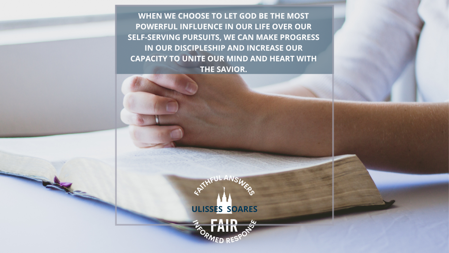 Aligning Our Will with His: Finding Purpose and Peace through ...