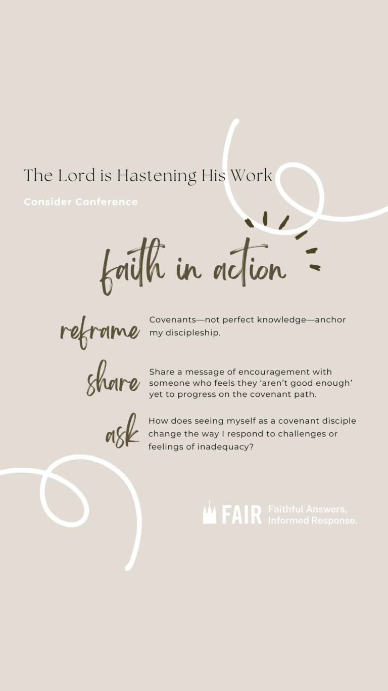 The Lord Is Hastening His Work » Latter-day Saint Blogs ...